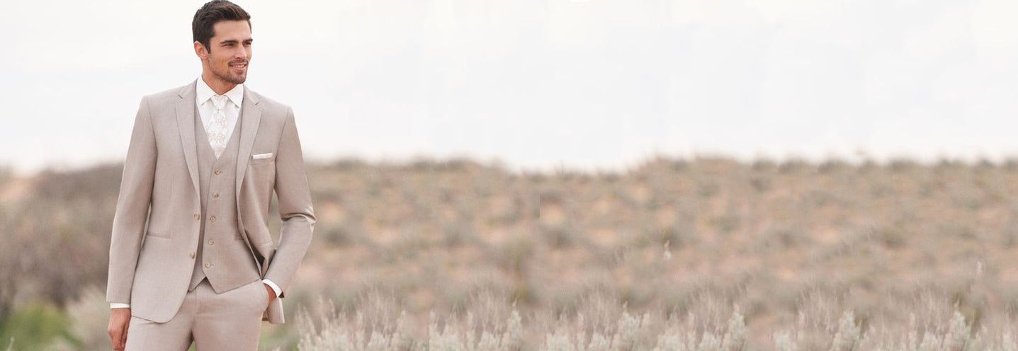 Mens Beige Suits – SignatureMenswear