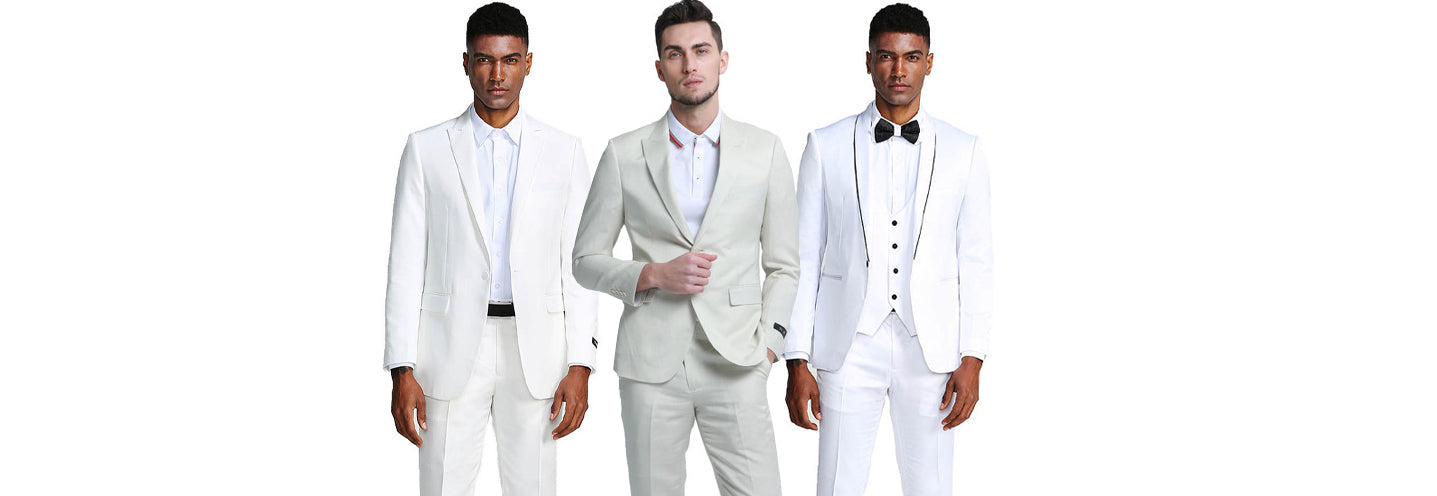 Mens White Suits – SignatureMenswear