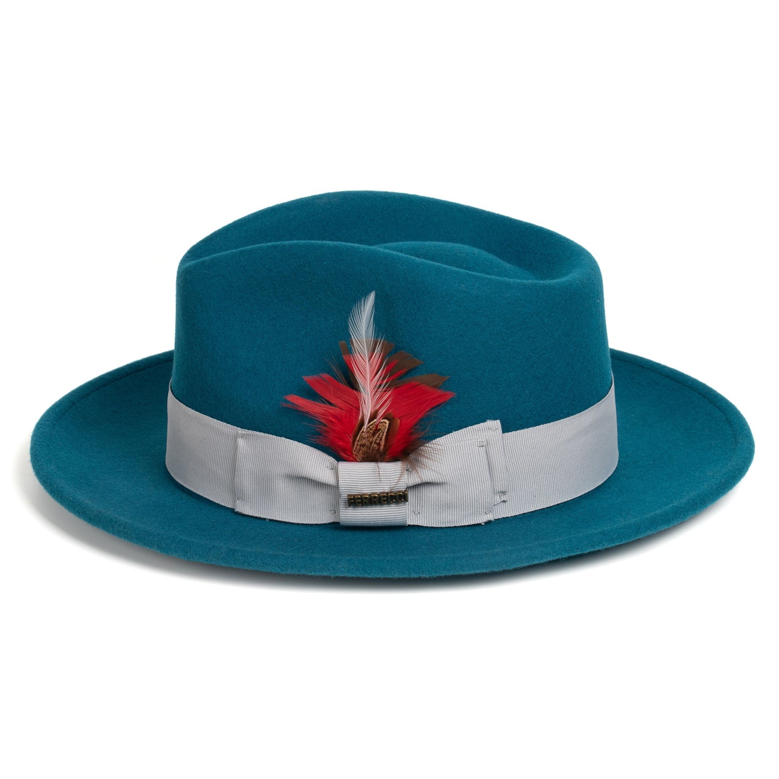 Mens Classic Wool Fedora Dress Hat in Acid Blue – SignatureMenswear