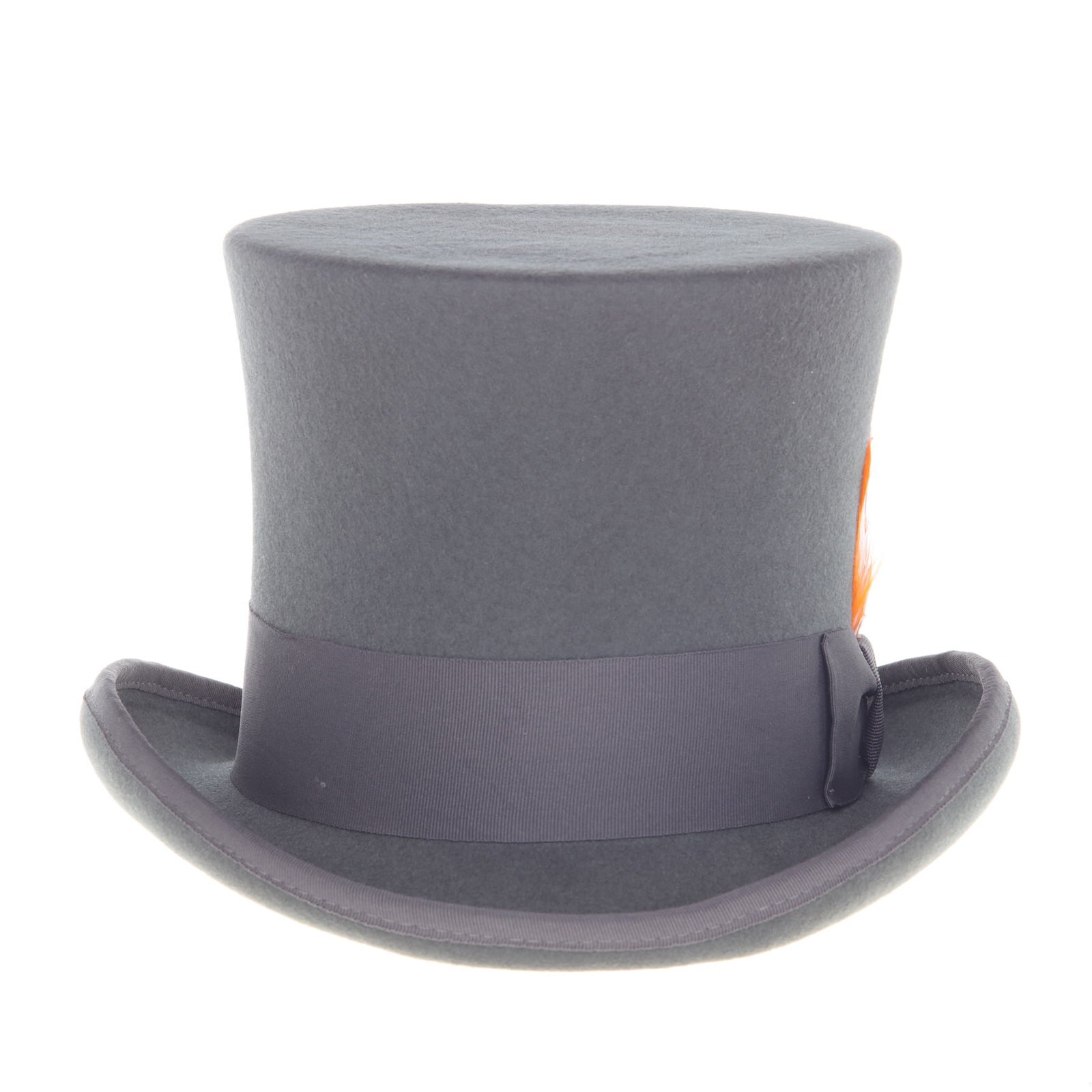 Men's Tall 100% Wool Dress Top Hat in Charcoal Grey – SignatureMenswear