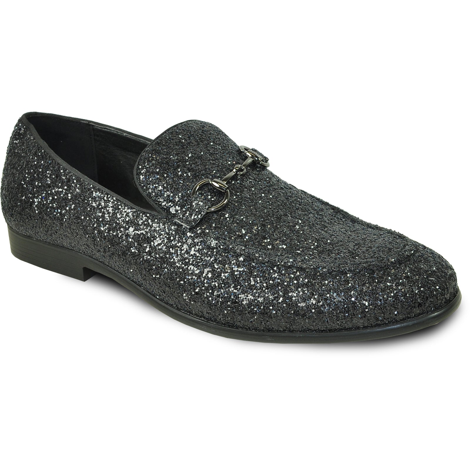 Mens Modern Glitter Sequin Prom Tuxedo Loafer in Black – SignatureMenswear